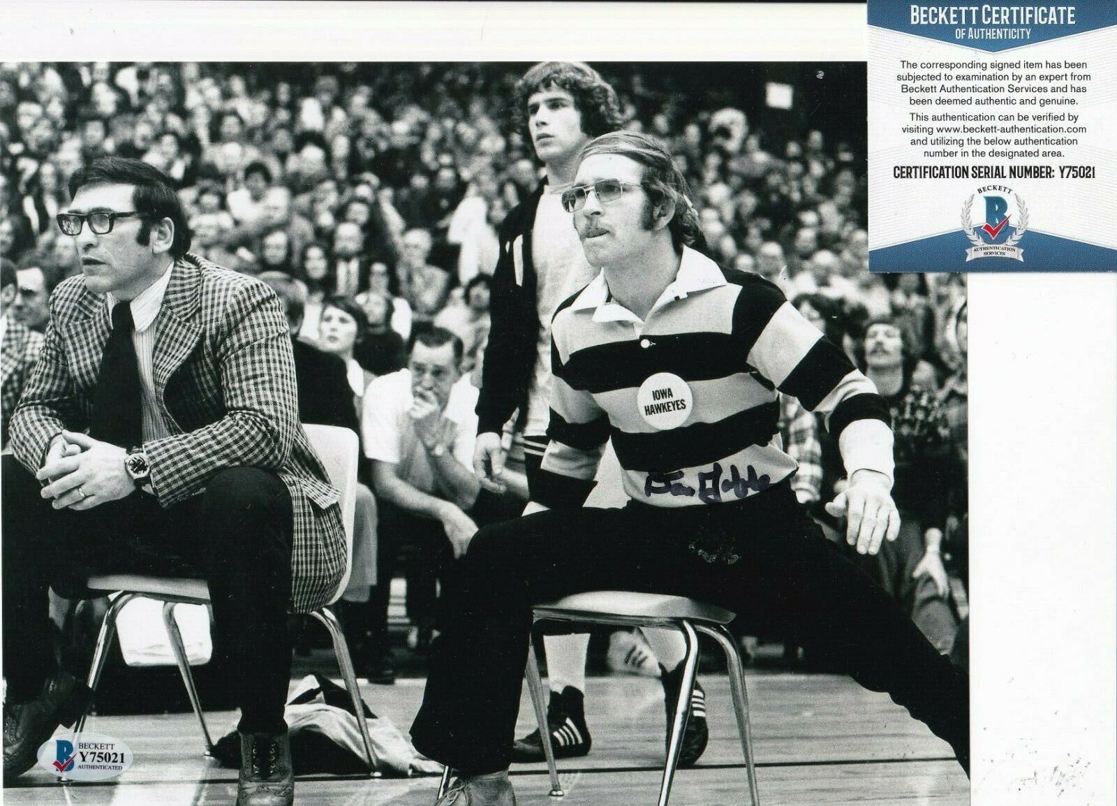 DAN GABLE signed (OLYMPIC WRESTLER) autographed 8X10 photo BECKETT BAS ...