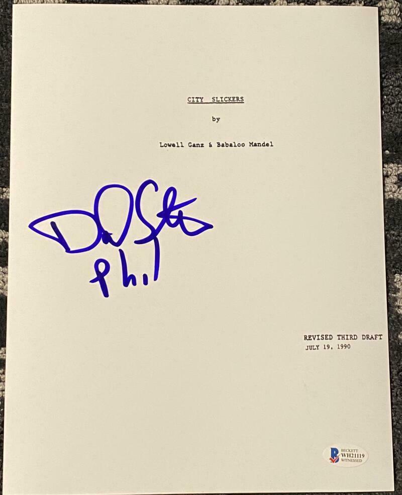 DANIEL STERN SIGNED AUTOGRAPH - CITY SLICKERS FULL MOVIE SCRIPT BECKETT ...