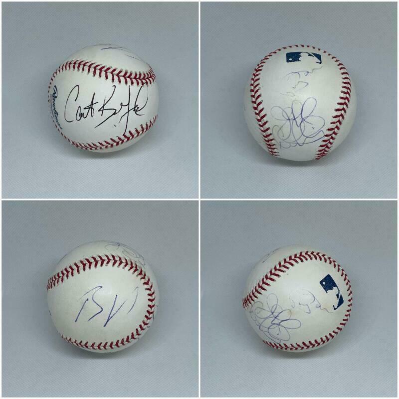 DAVE MATTHEWS BAND (X4) SIGNED AUTOGRAPH BASEBALL - CARTER, BOYD, JEFF ...