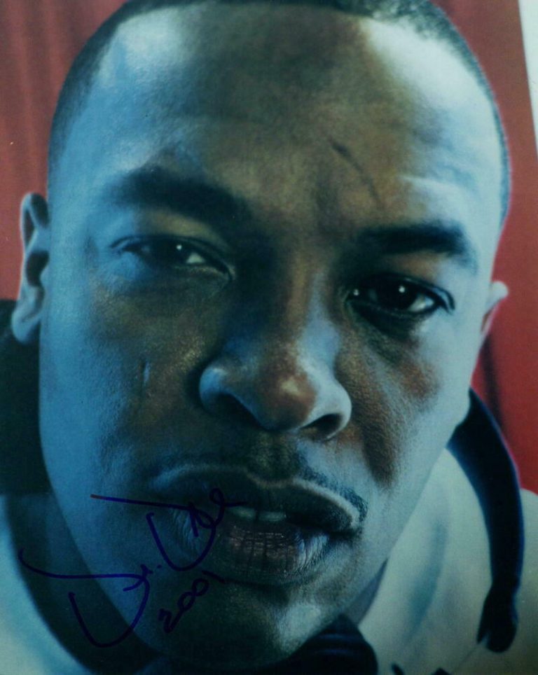 DR DRE SIGNED AUTOGRAPH 8X10 PHOTO PORTRAIT - THE CHRONIC RAPPER, NWA ...