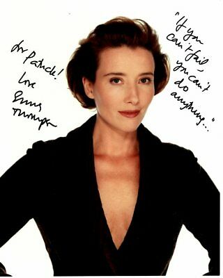 EMMA THOMPSON Autographed Signed Photograph - To Patrick GREAT CONTENT ...