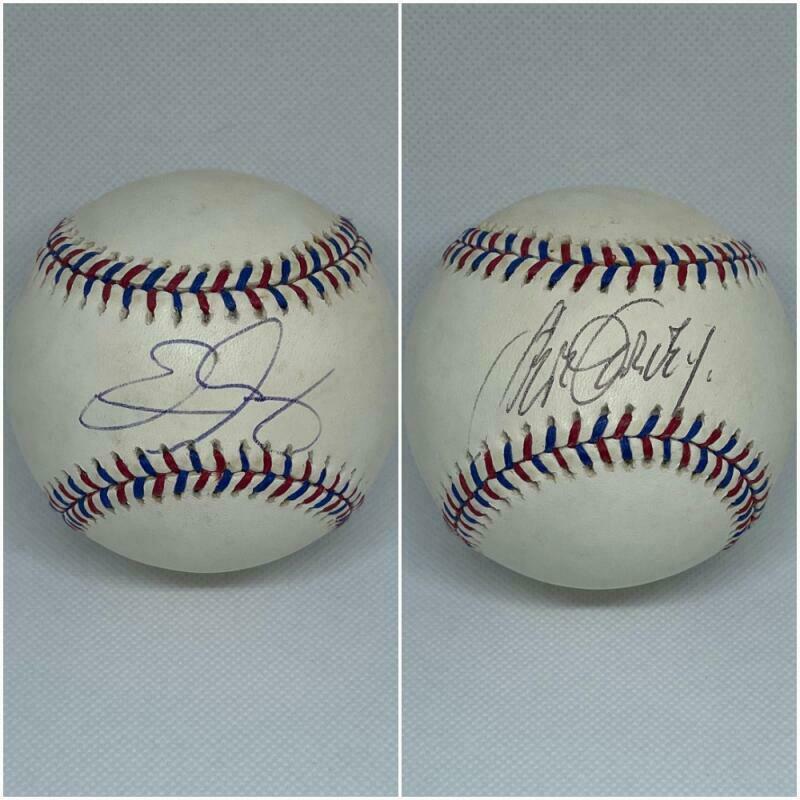 ERIC GAGNE & STEVE GARVEY DUAL SIGNED AUTOGRAPH BASEBALL - LA DODGERS ...