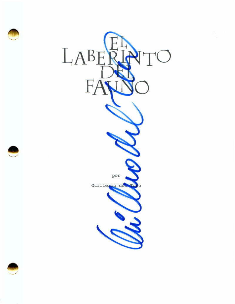 GUILLERMO DEL TORO SIGNED AUTOGRAPH EL LABERINTO DEL FAUNO FULL MOVIE ...