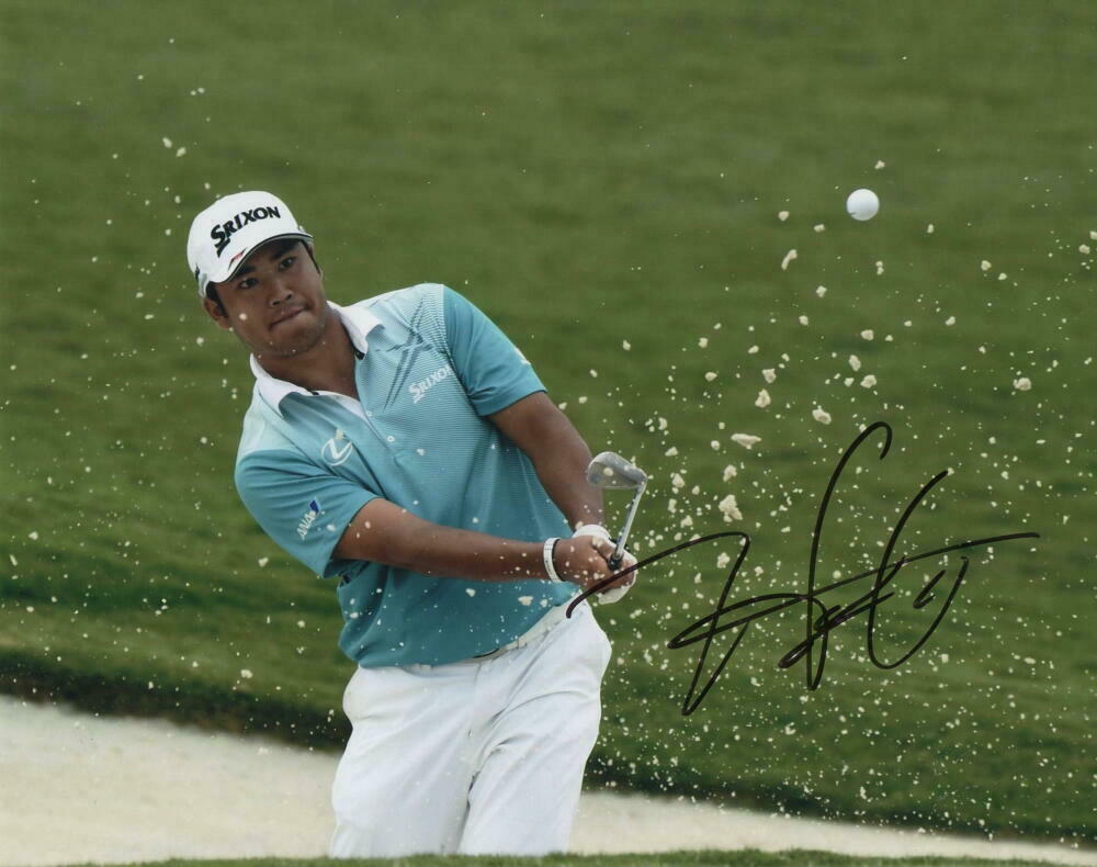 HIDEKI MATSUYAMA SIGNED AUTOGRAPH 8X10 PHOTO - 2021 JAPANESE MASTERS ...