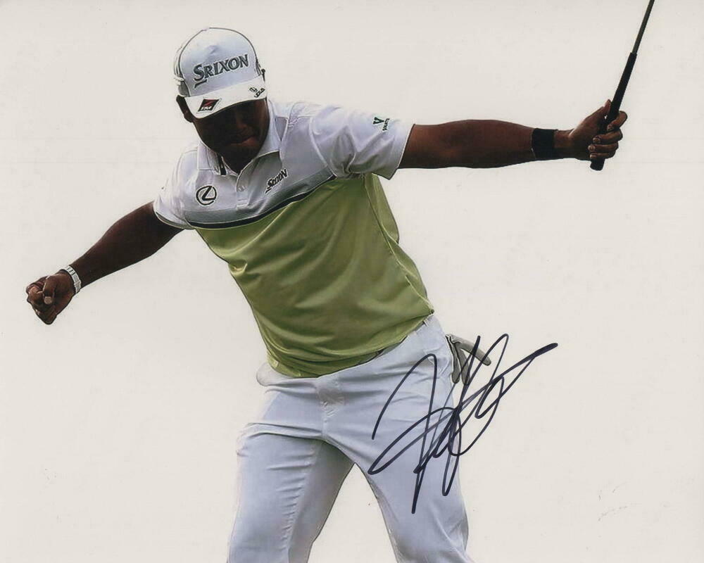 HIDEKI MATSUYAMA SIGNED AUTOGRAPH 8X10 PHOTO - 2021 JAPANESE MASTERS ...