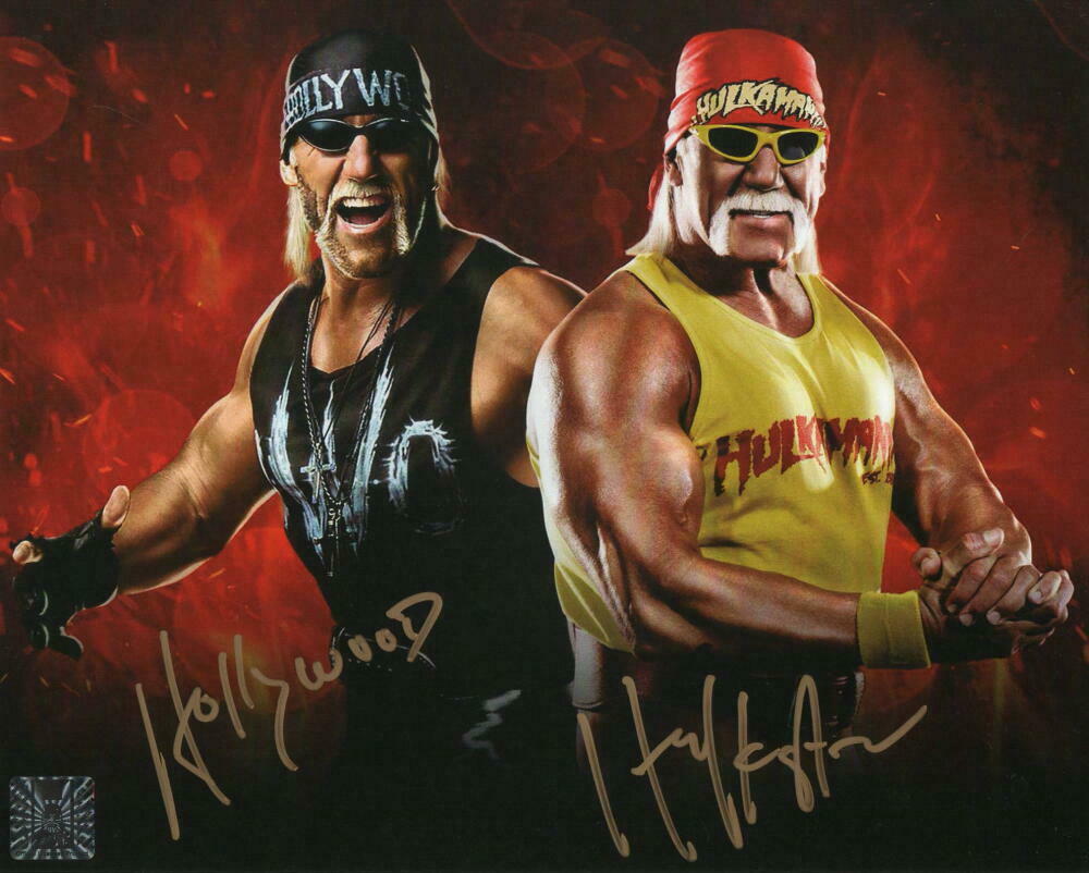 HOLLYWOOD HULK HOGAN SIGNED AUTOGRAPH 8x10 PHOTO - WWF WRESTLING ...