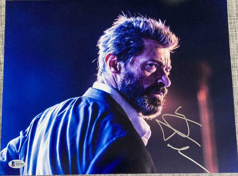 HUGH JACKMAN SIGNED FULL AUTOGRAPH X-MEN LOGAN WOLVERINE 11X14 PHOTO ...