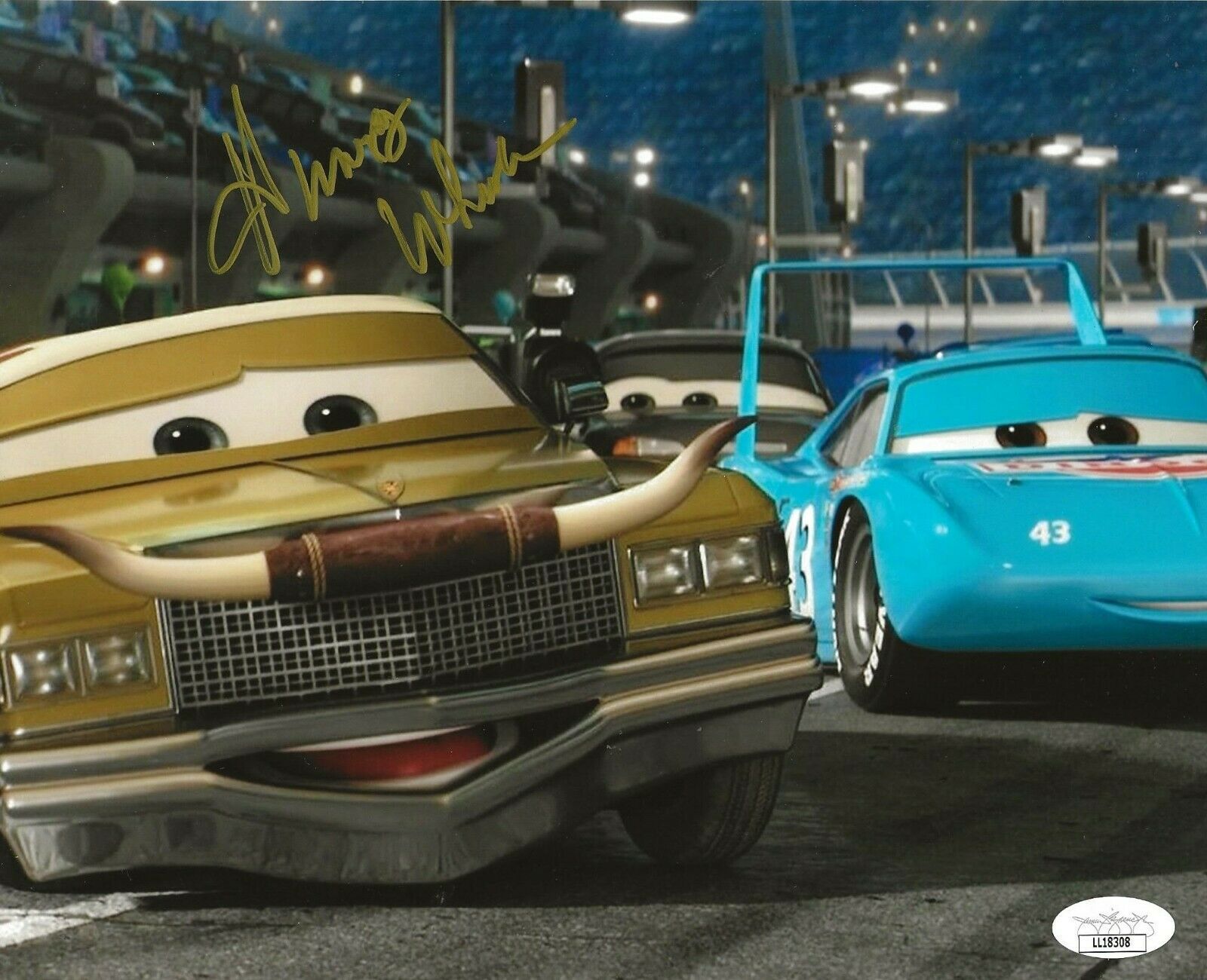 Humpy Wheeler signed Disney Cars Movie 8x10 photo autographed Tex ...