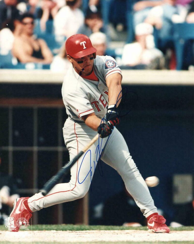 IVAN RODRIGUEZ SIGNED AUTOGRAPH 8X10 PHOTO - TEXAS RANGER LEGEND ...