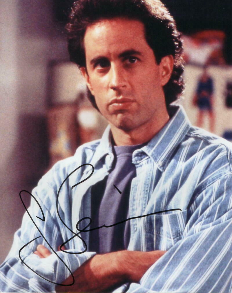 JERRY SEINFELD SIGNED AUTOGRAPH 8x10 PHOTO - COMEDIANS IN CARS GETTING ...