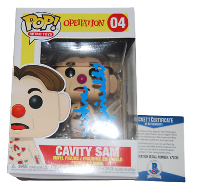 JOHN SPINELLO signed (CAVITY SAM) Operation FUNKO POP #04 BECKETT BAS ...