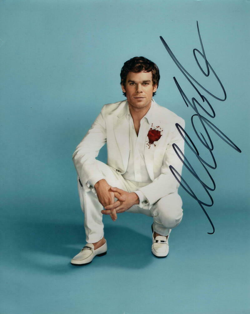 MICHAEL C HALL SIGNED AUTOGRAPH 8X10 PHOTO - DEXTER MORGAN STAR & SIX ...