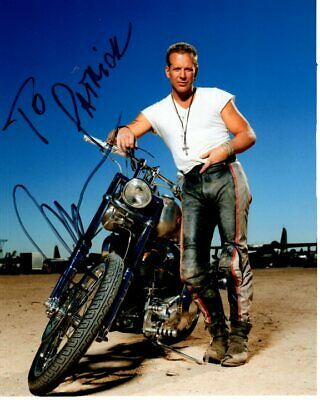 MICKEY ROURKE Signed HARLEY DAVIDSON AND THE MARLBORO MAN Photograph To ...