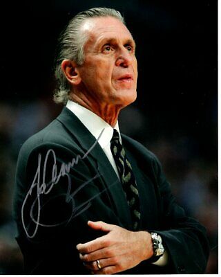 PAT RILEY Autographed Signed Photograph - To Ann NBA LOS ANGELES LAKERS ...