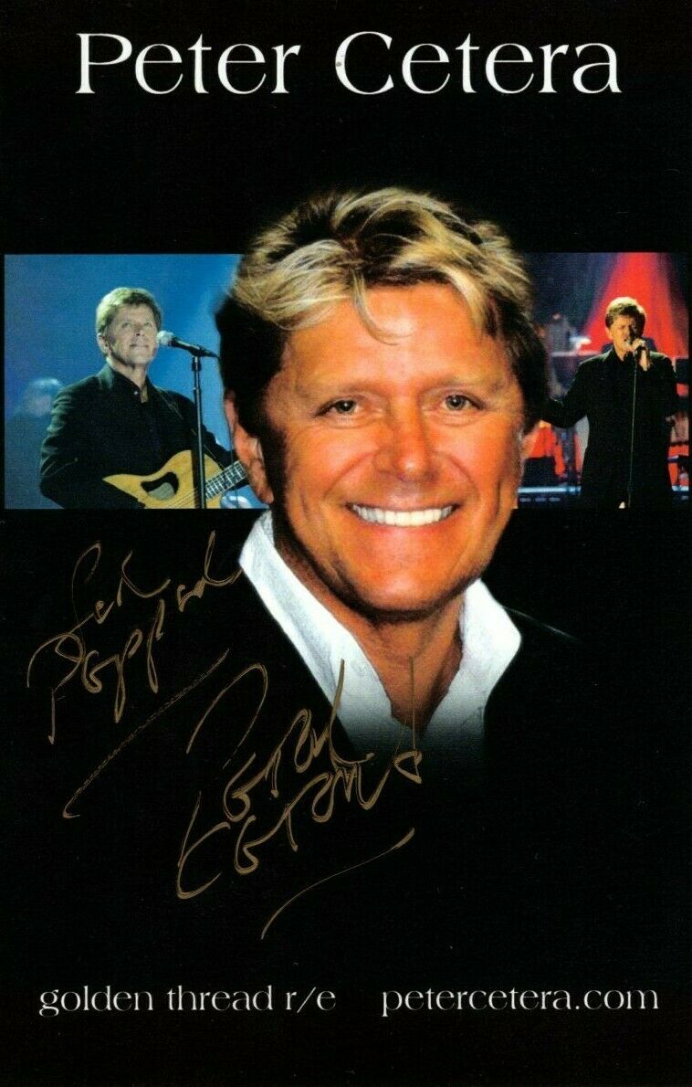 PETER CETERA Autographed Signed Photograph - To Pepper | Autographia
