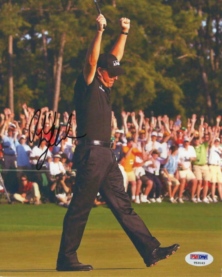PHIL MICKELSON SIGNED AUTOGRAPH 8x10 PHOTO - MASTERS PGA BRITISH OPEN ...