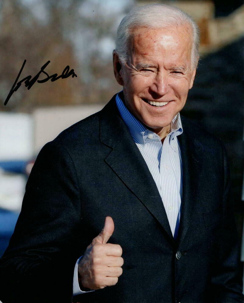 PRESIDENT JOE BIDEN SIGNED AUTOGRAPH 8X10 PHOTO JOE COOL 2020 WINNER ...