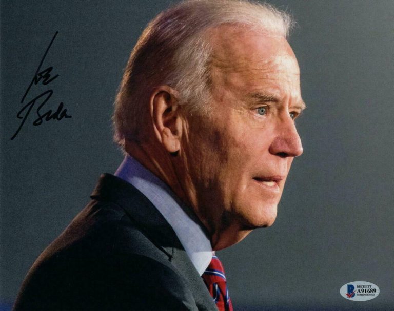PRESIDENT JOSEPH R BIDEN SIGNED AUTOGRAPH 8x10 PHOTO - JOE BIDEN, RARE ...