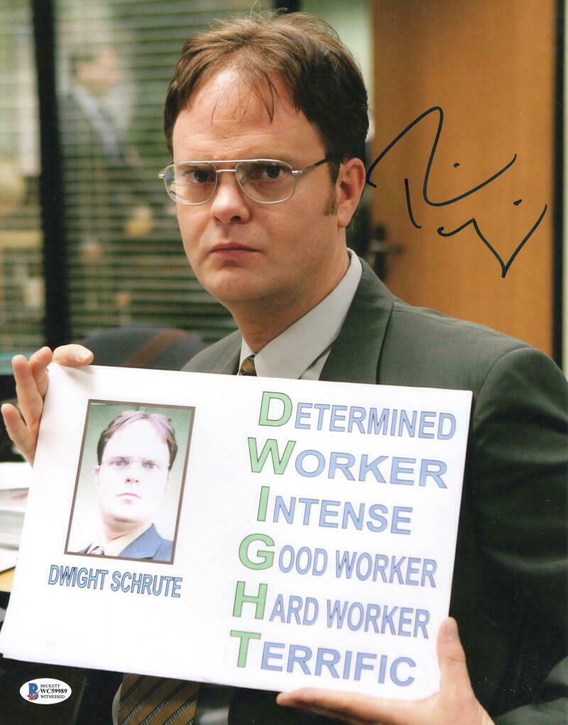 RAINN WILSON DWIGHT SIGNED THE OFFICE 11X14 PHOTO AUTOGRAPH PROOF ...