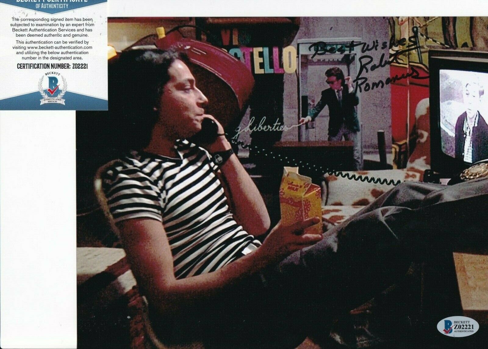 ROBERT ROMANUS signed (FAST TIMES AT RIDGEMONT HIGH) 8X10 photo BECKETT ...