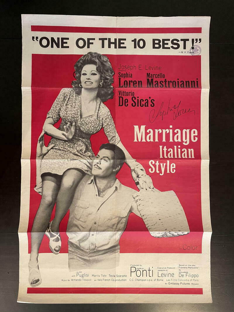 Marriage Italian Style Poster