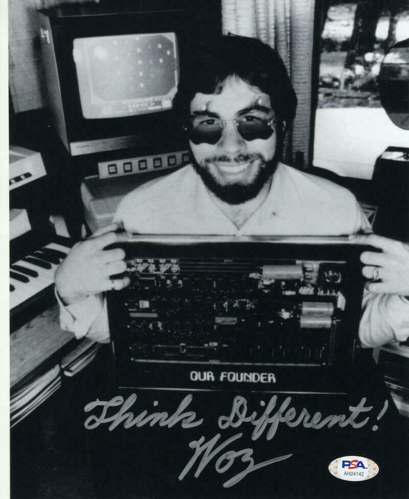STEVE WOZ WOZNIAK SIGNED AUTOGRAPH 8X10 PHOTO - APPLE COMPUTER FOUNDER ...
