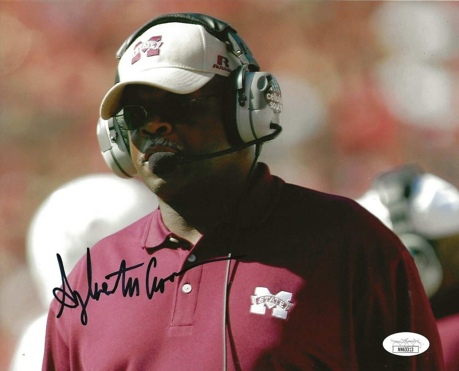 Sylvester Croom signed Mississippi State Bulldogs 8x10 photo ...