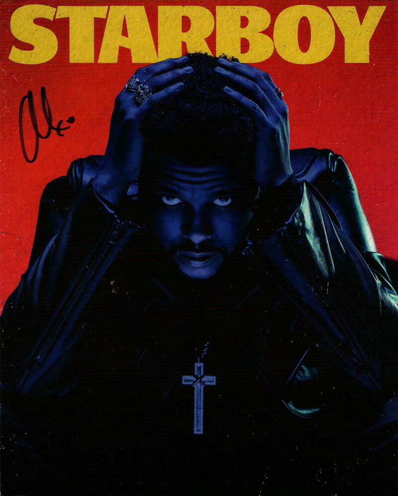 THE WEEKND SIGNED AUTOGRAPH STARBOY 8X10 PHOTO - KISS LAND, AFTER HOURS ...