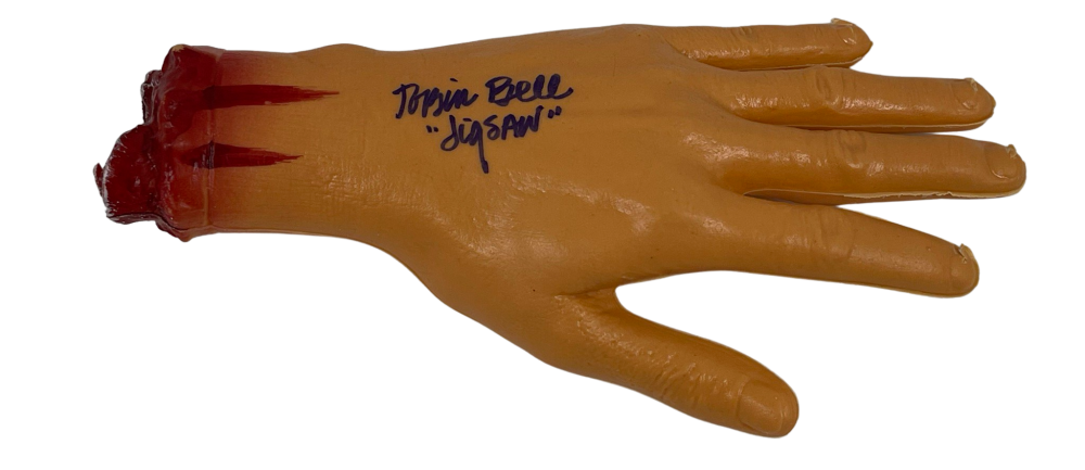TOBIN BELL SIGNED JIGSAW BODY PROP AUTHENTIC AUTOGRAPH PROOF BECKETT ...