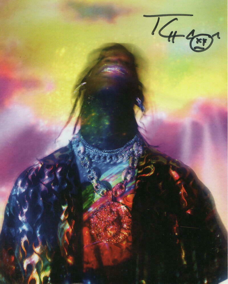 TRAVIS SCOTT SIGNED AUTOGRAPH 8X10 PHOTO ASTROWORLD RAPPER W ORIGINAL ...