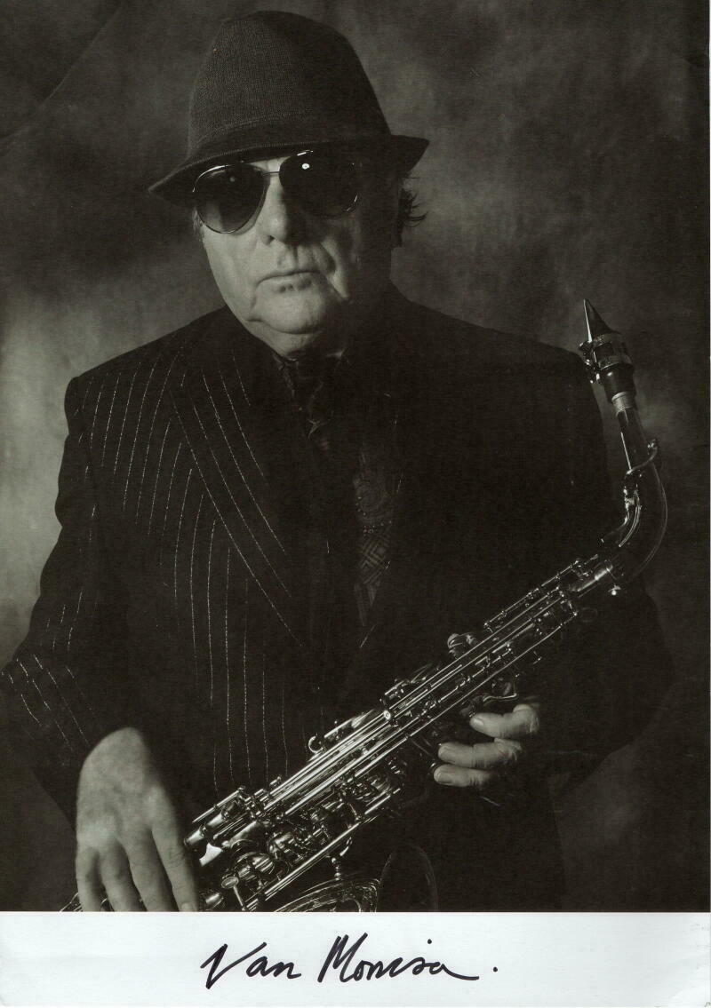 VAN MORRISON SIGNED AUTOGRAPH HUGE 12x17 PORTRAIT POSTER PHOTO - VERY ...