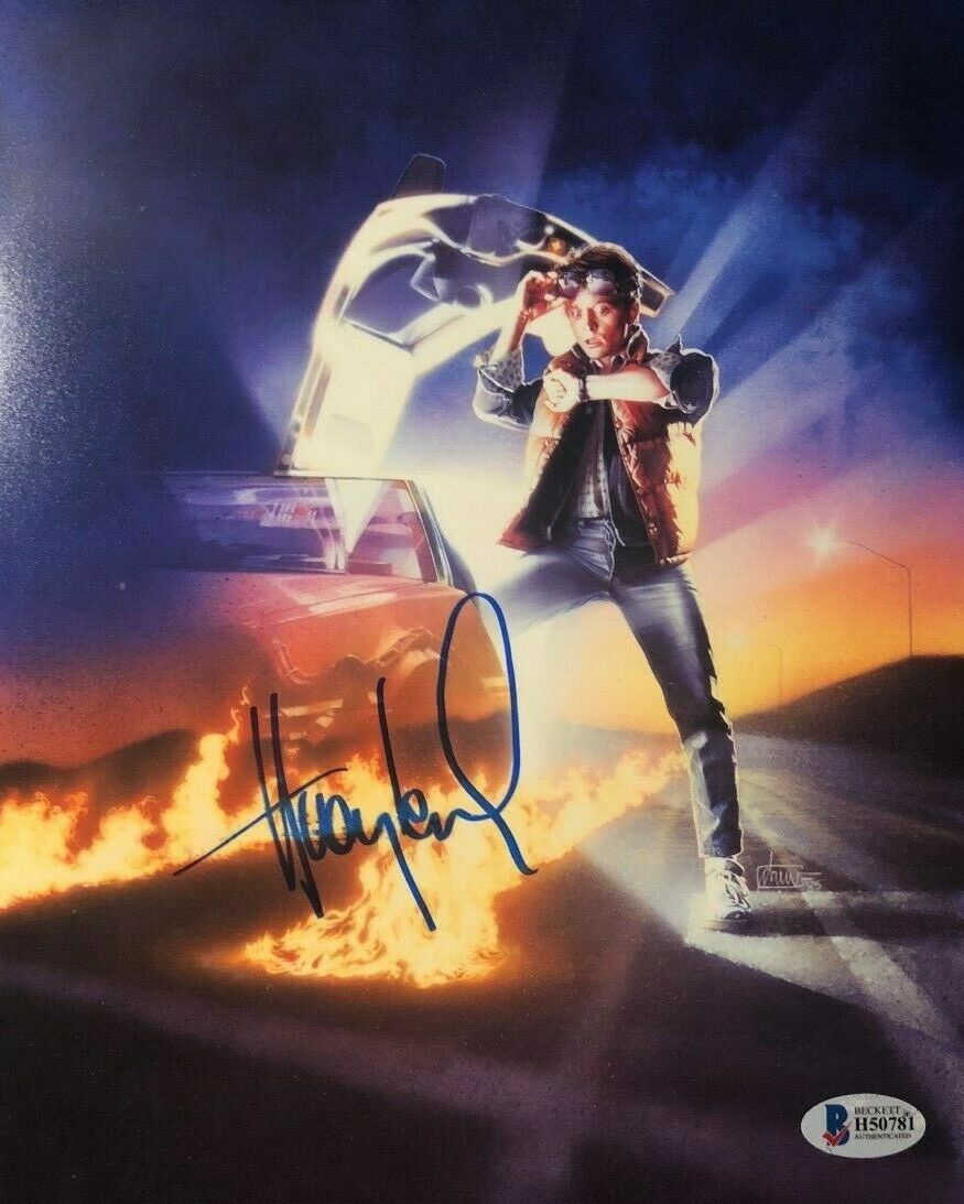 .Huey Lewis signed autograped Back to the Future 8x10 poster promo ...