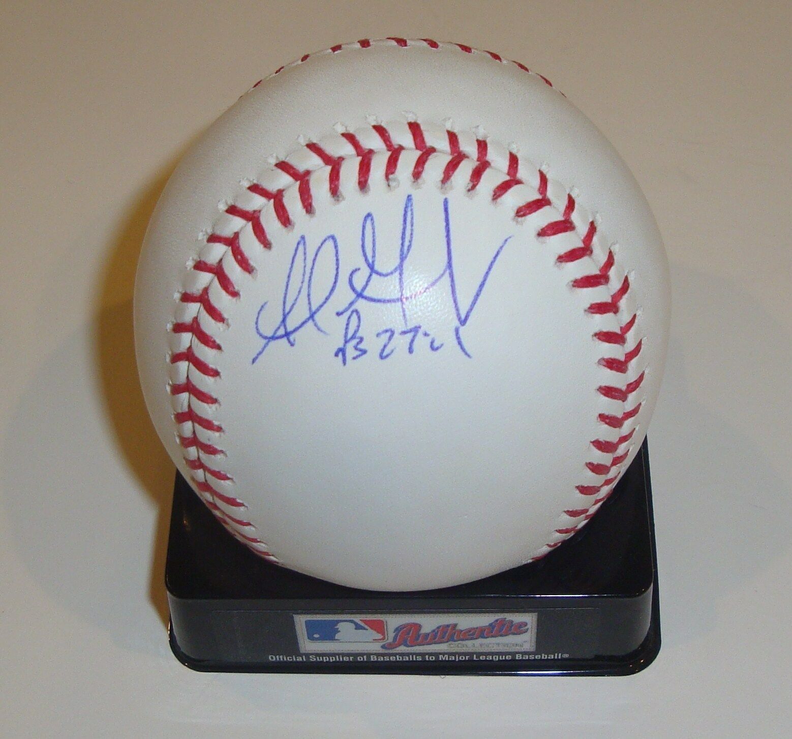 Adrian Gonzalez Signed Baseball w/COA Official MLB Boston Red Sox ...