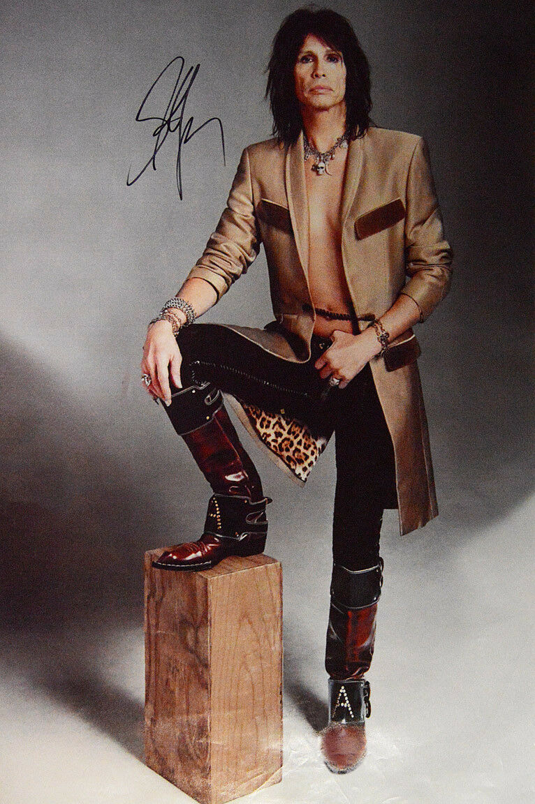 Aerosmith Steven Tyler Signed 24x36 Vintage Canvas Poster Photo Video ...