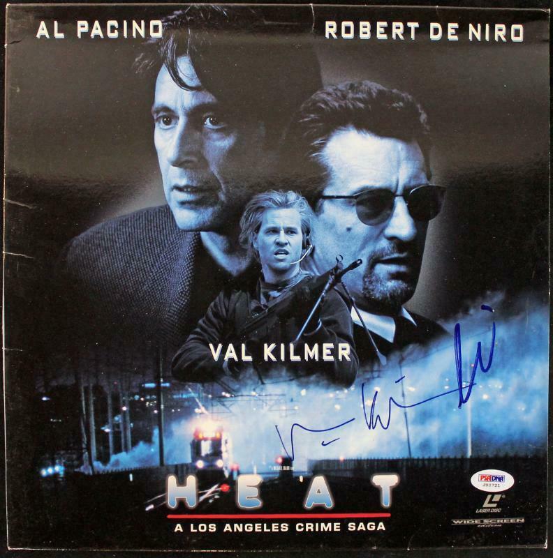 Al Pacino & Val Kilmer Heat Authentic Signed Laserdisc Cover PSA/DNA # ...