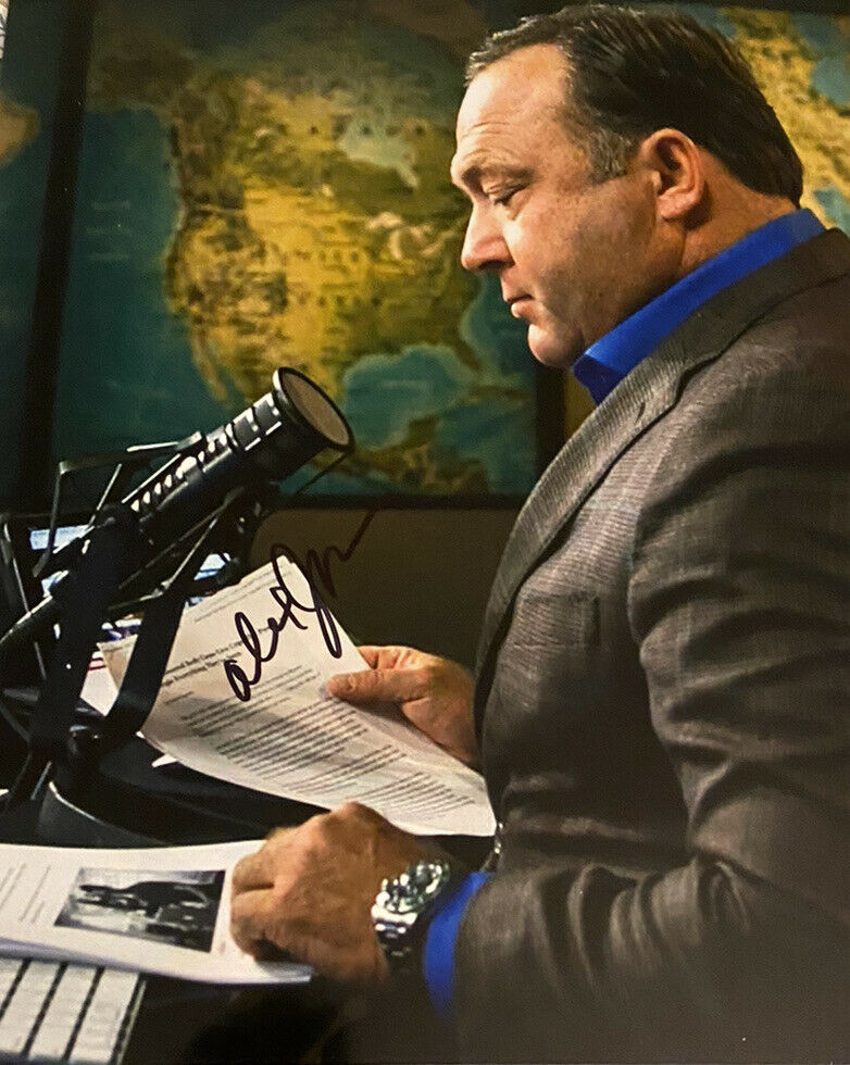 Alex Jones signed autographed 8x10 photo Infowars | Autographia