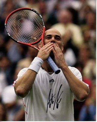 ANDRE AGASSI signed autographed TENNIS photo | Autographia