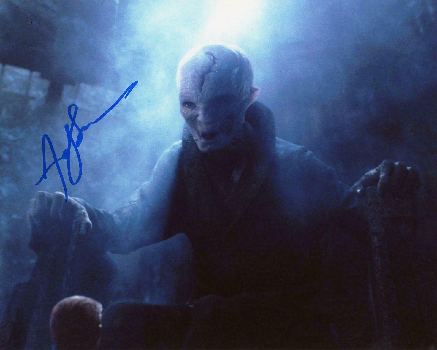 Andy Serkis Star Wars The Force Awakens Autograph Signed 8x10 Photo
