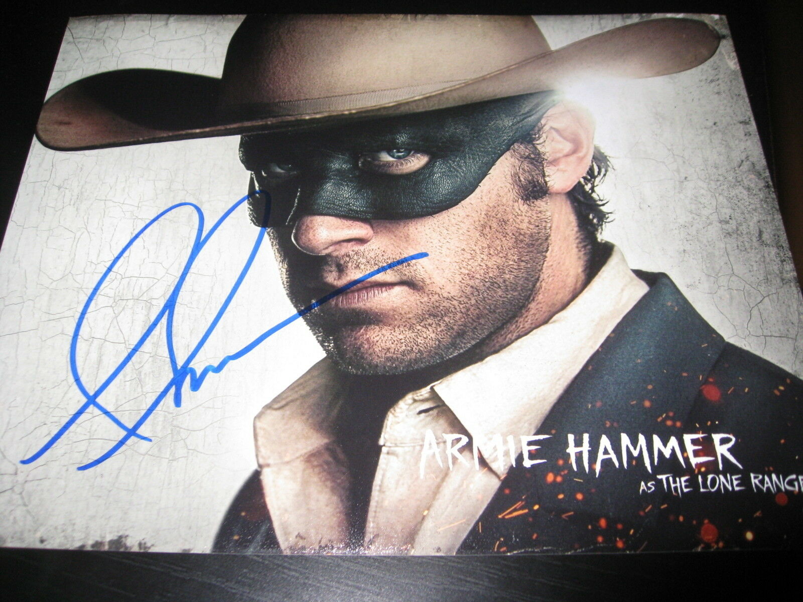 ARMIE HAMMER SIGNED AUTOGRAPH 8x10 PHOTO THE LONE RANGER DEPP IN PERSON ...
