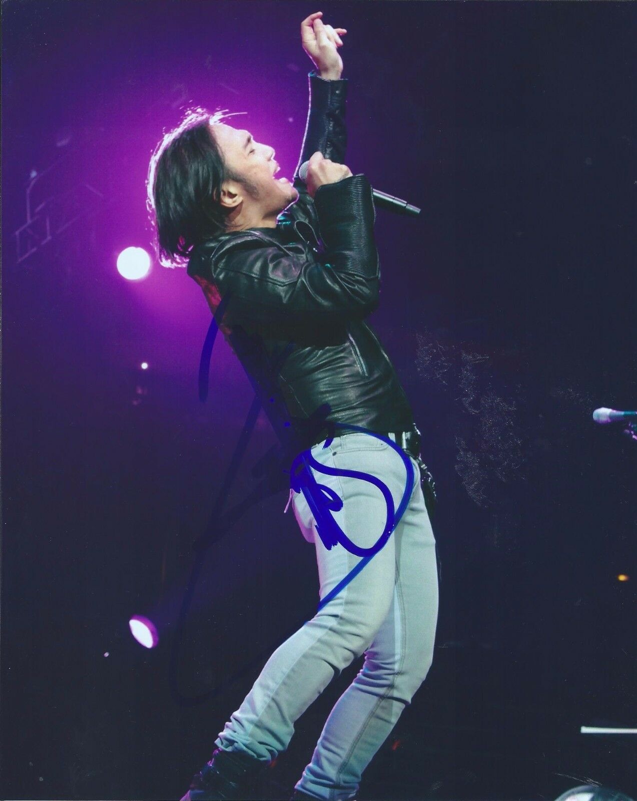 Arnel Pineda Signed Autographed 8x10 Photo Lead Singer of Journey A ...