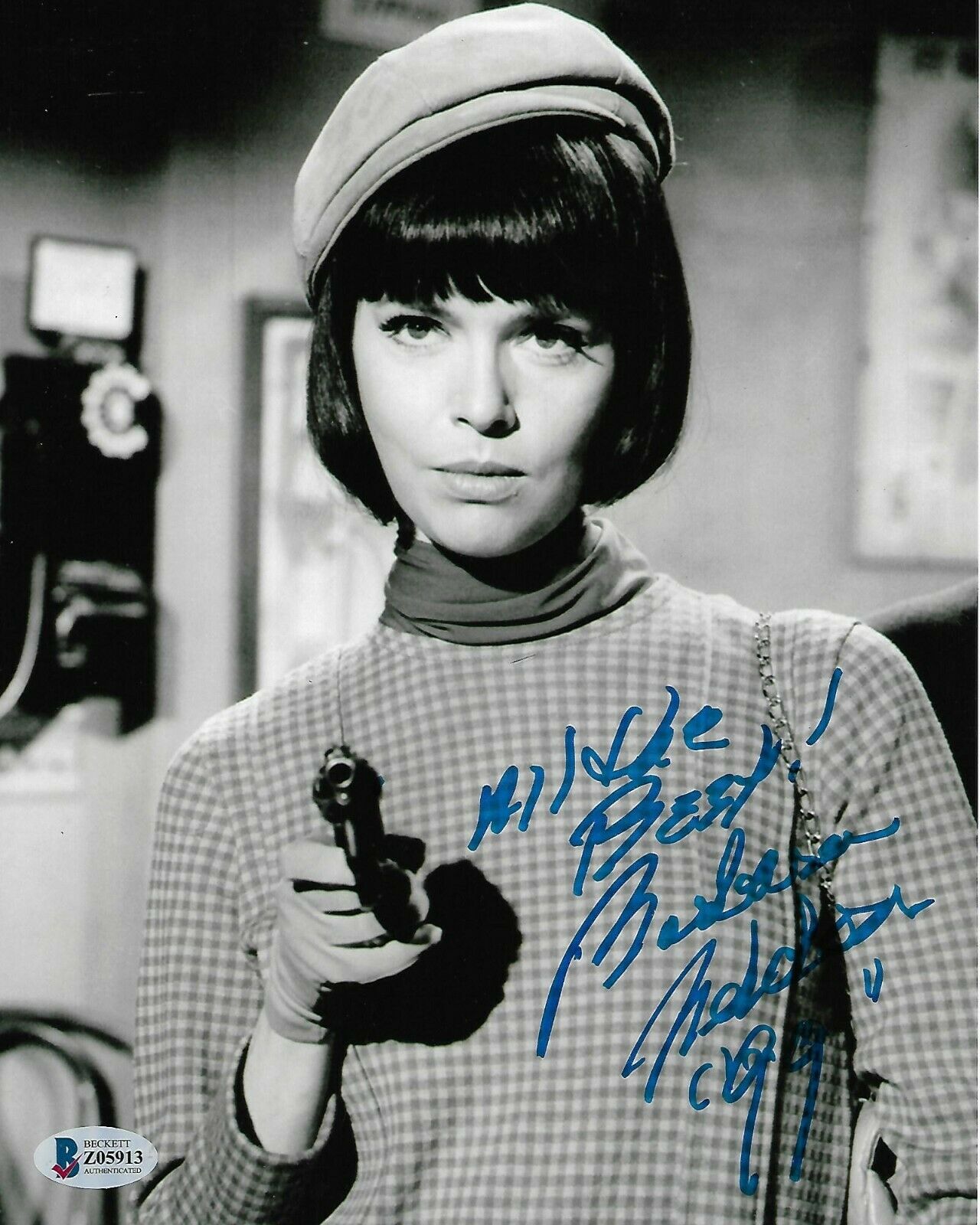 BARBARA FELDON AUTOGRAPHED SIGNED GET SMART HOT & SEXY BAS COA 8X10 ...