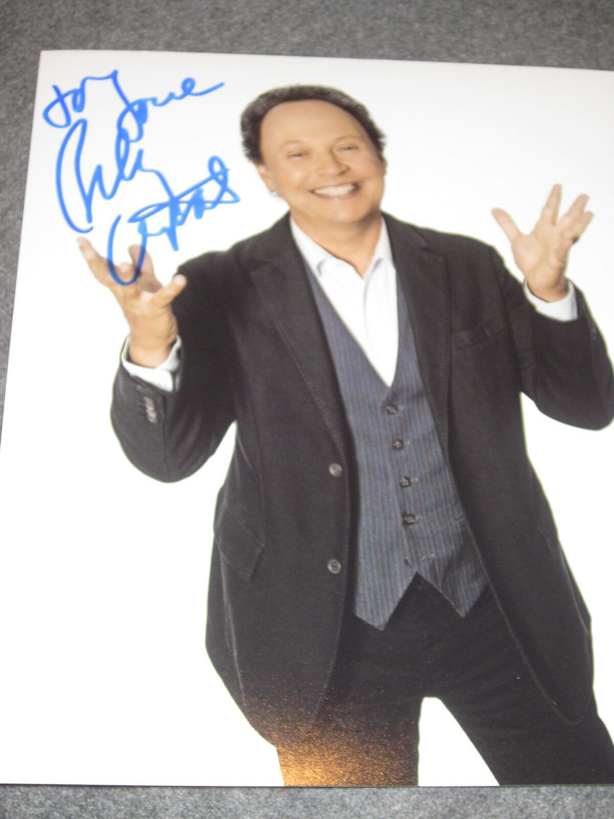 BILLY CRYSTAL SIGNED AUTOGRAPH 8x10 PHOTO CITY SLICKERS MONSTERS INC ...