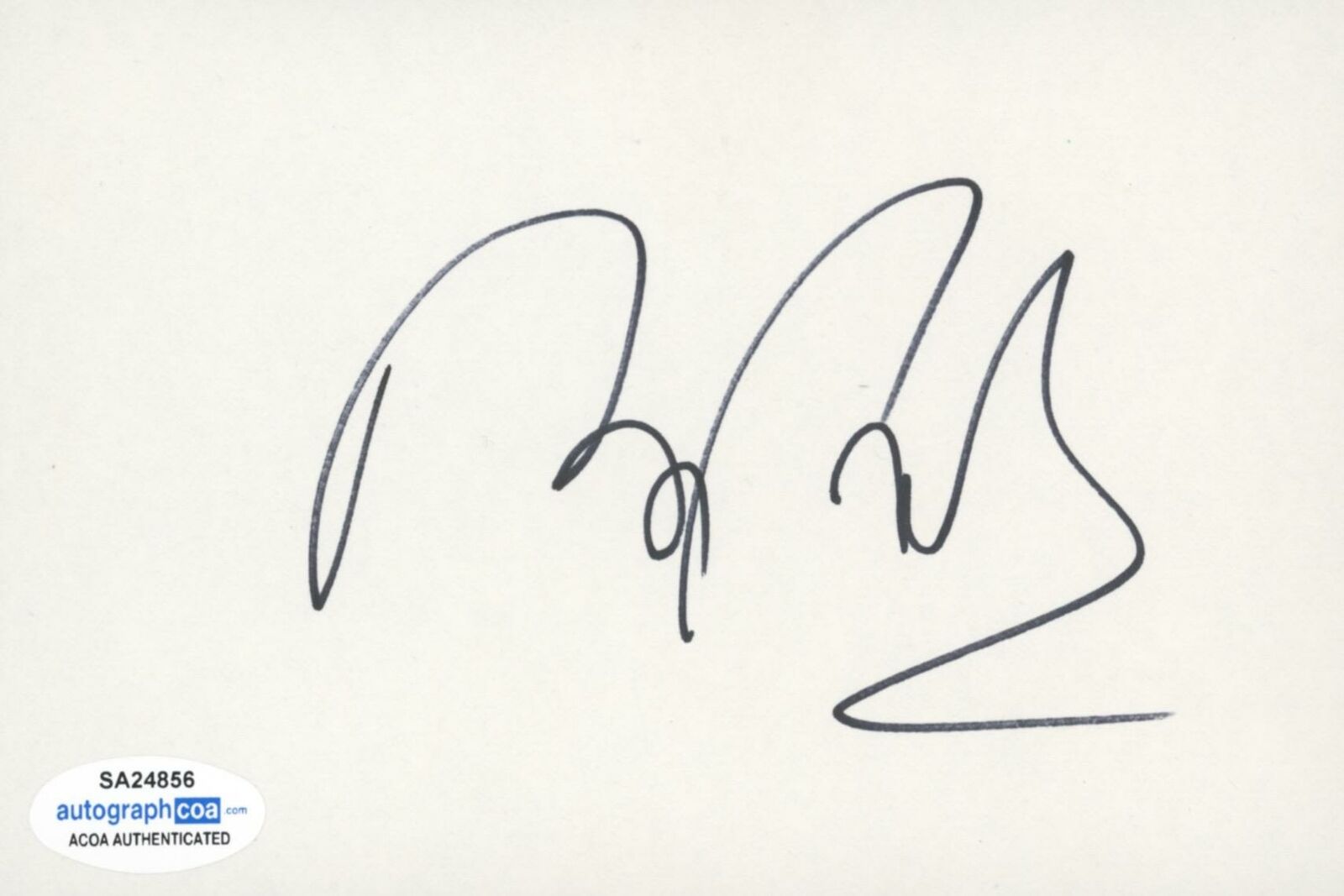 Boris Becker Autographed Signed Index Card Tennis Legend ACOA ...