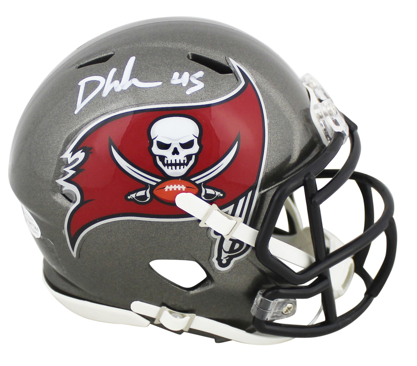 Buccaneers Devin White Authentic Signed Speed Mini Helmet BAS Witnessed ...
