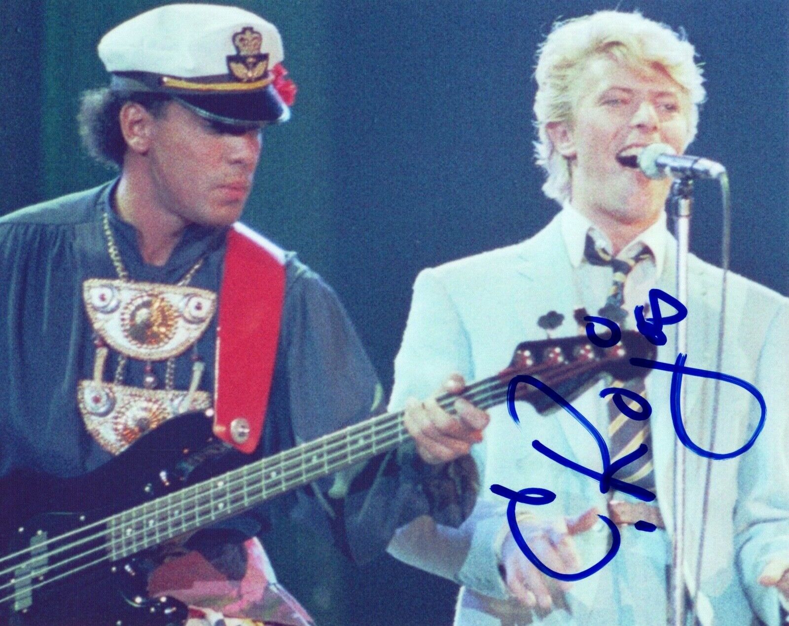 Carmine Rojas Signed Autographed 8x10 Photo David Bowie Bassist COA ...