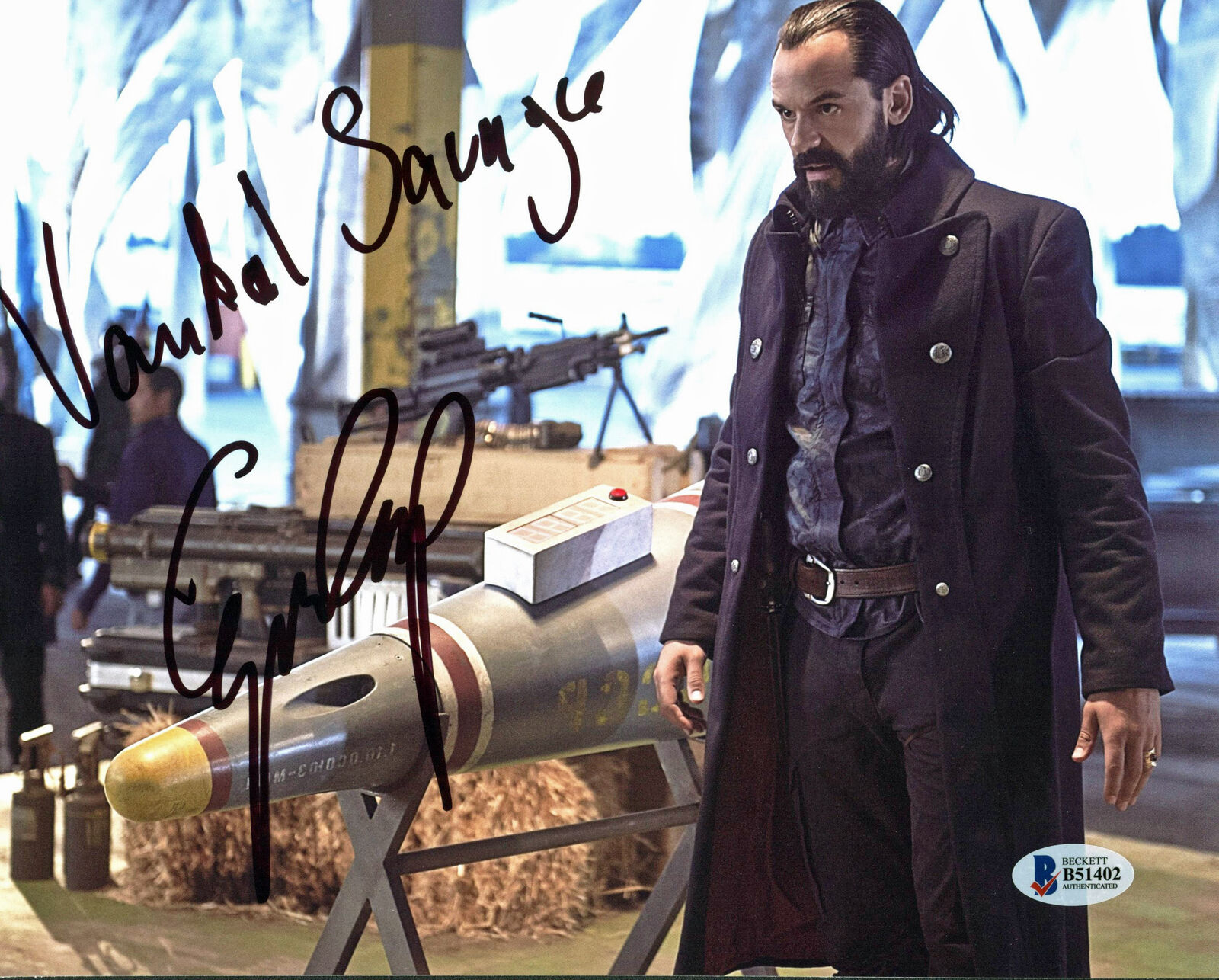 Casper Crump Legends of Tomorrow "Vandal Savage" Signed 8X10 Photo BAS ...
