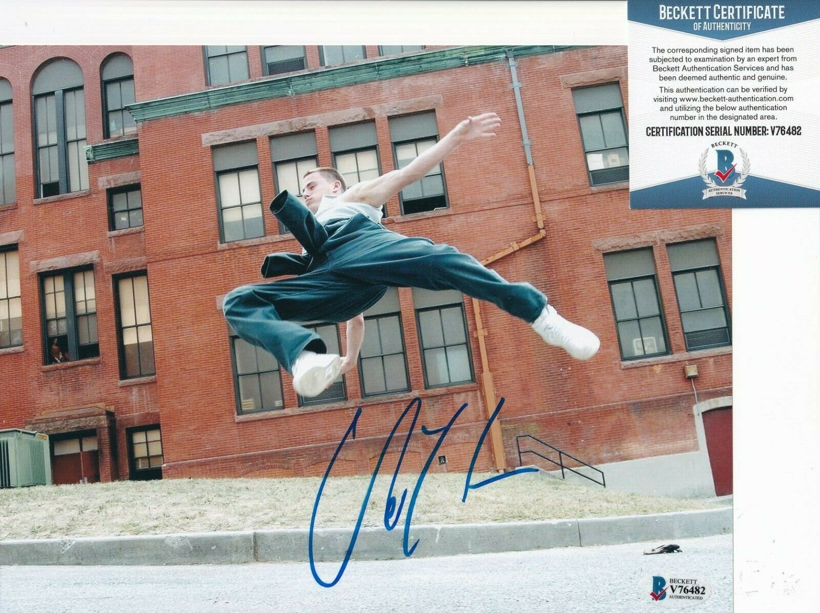 CHANNING TATUM signed (STEP UP) Tyler Gage Movie 8X10 photo BECKETT BAS ...
