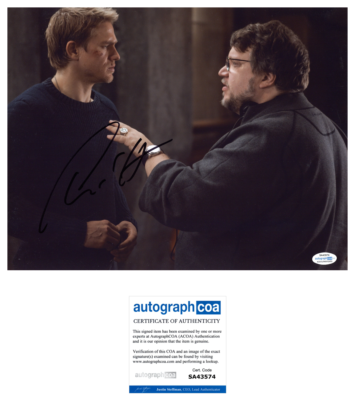 Charlie Hunnam Signed Autograph 11x14 Photo Pacific Rim Sons of Anarchy ...