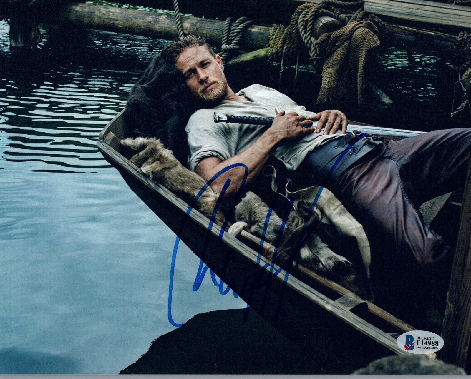 Charlie Hunnam Signed Autographed 8x10 Photo SONS OF ANARCHY BAS COA ...