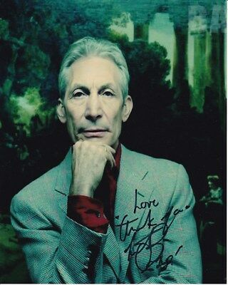 CHARLIE WATTS Signed Autographed Photo ROLLING STONES | Autographia